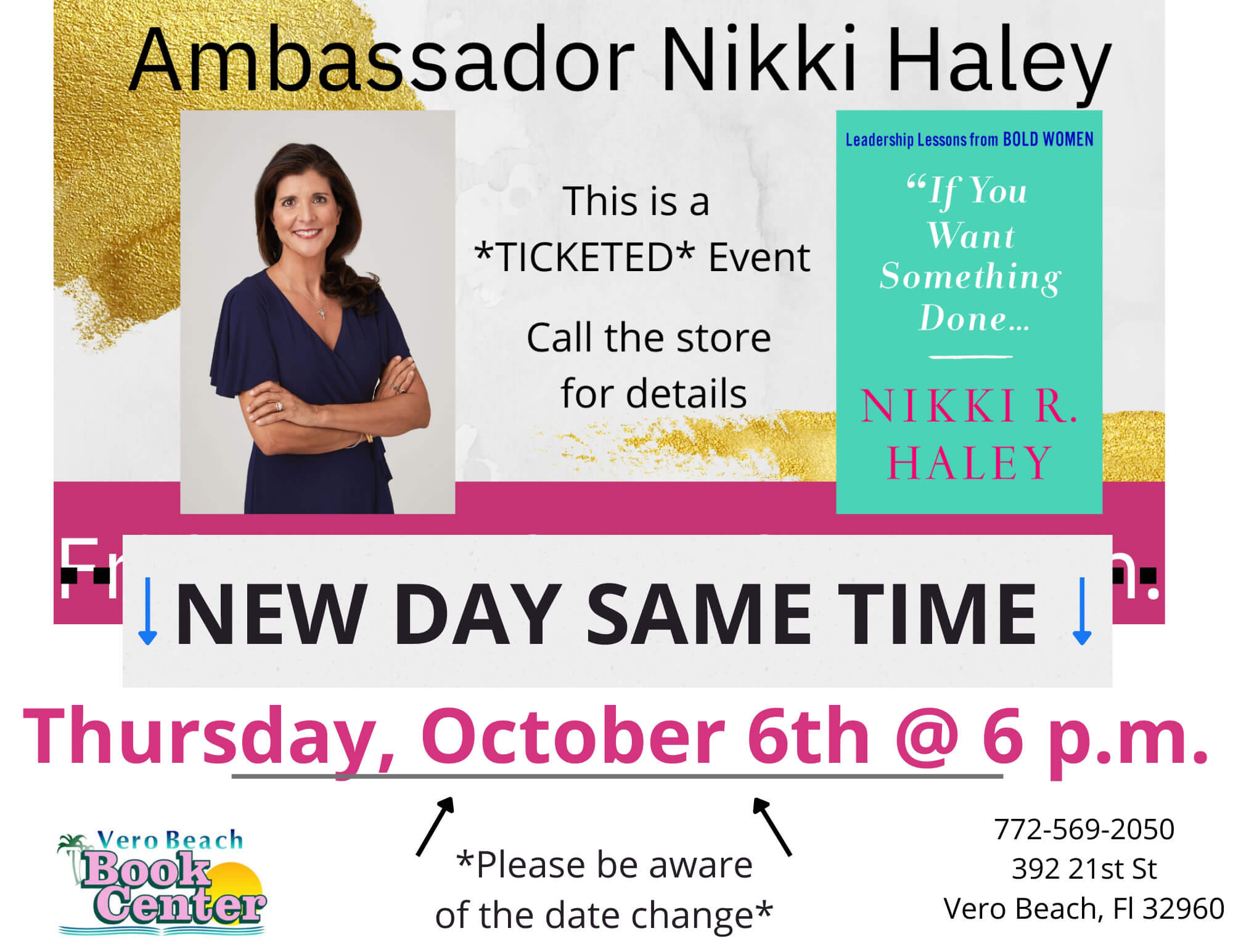 Ambassador Nikki Haley Presents If You Want Something Done :: Vero ...
